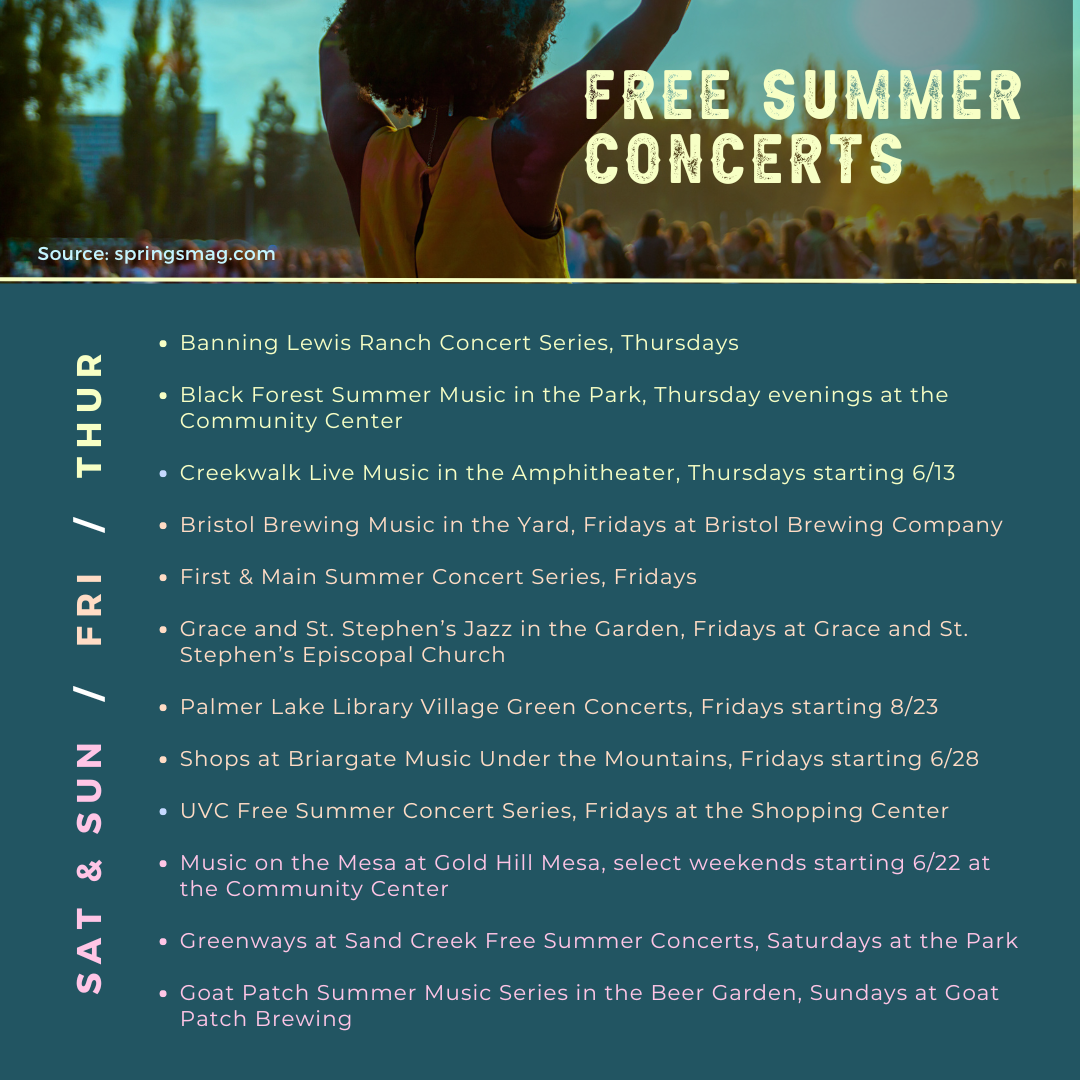 Free Summer Concerts | Park Avenue Properties